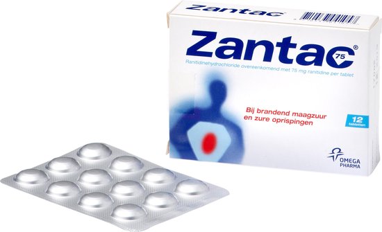 ZANTAC tablets 75mg 12 NS NL | bol.com