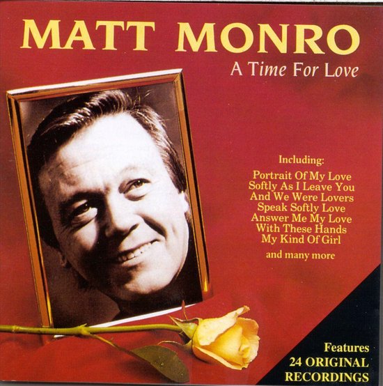 A Time For Love, Matt Monro | CD (album) | Muziek | bol.com
