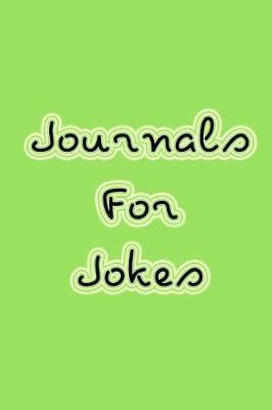 Journals for Jokes | bol.com