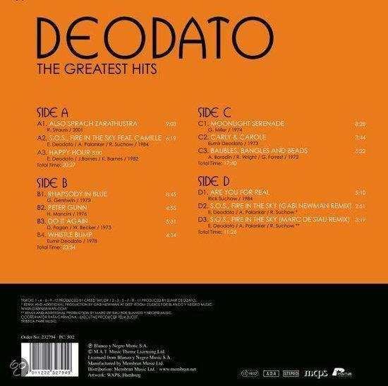 Greatest Hits, Deodato | LP (album) | Muziek | bol.com