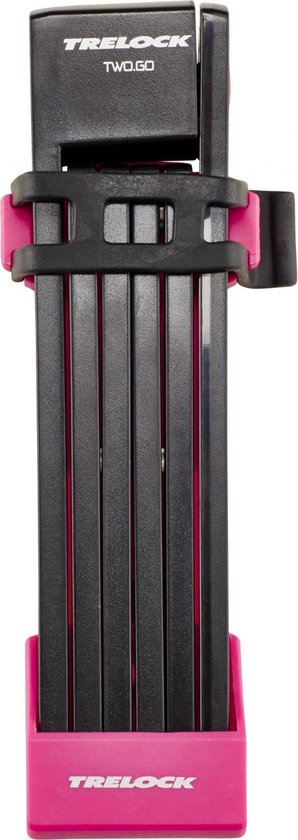Trelock FS 200 TWO.GO L Fietsslot 100 cm roze | bol.com