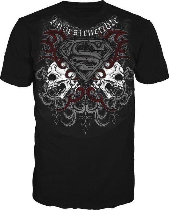 Superman - Indestructible T-Shirt - S (Black) | bol