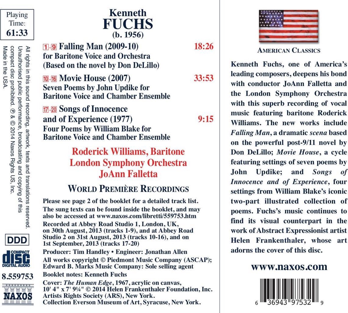 Roderick Williams, London Symphony Orchestra, JoAnn Falletta - Fuchs ...