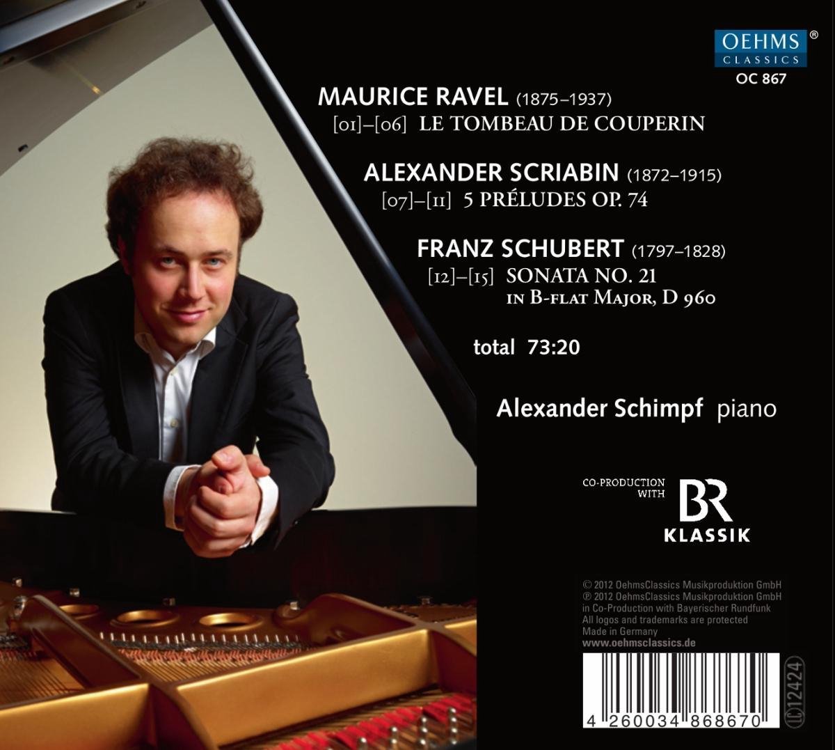 Alexander Schimpf - Le Tombeau De Couperin/5 Preludes, (CD), Alexander ...