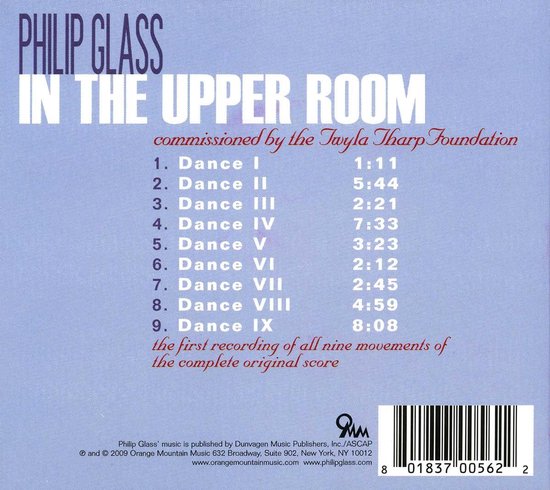 In The Upper Room, Ensemble | CD (album) | Muziek | bol.com