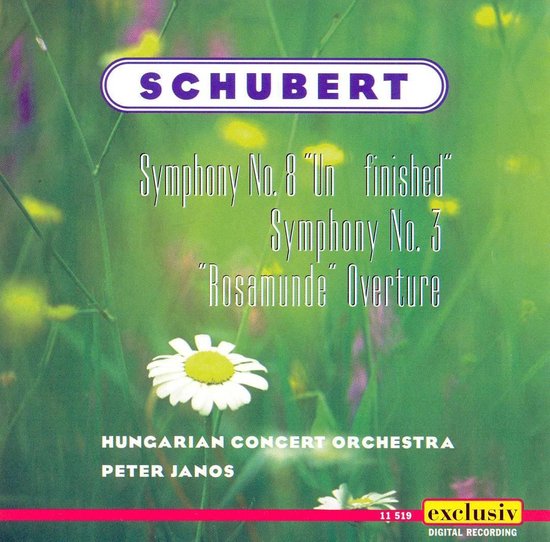 Schubert: Symphonies No.8 & 3/Rosamunde, Hungarian Concert Orchestra | CD (album) | Muziek | bol.com