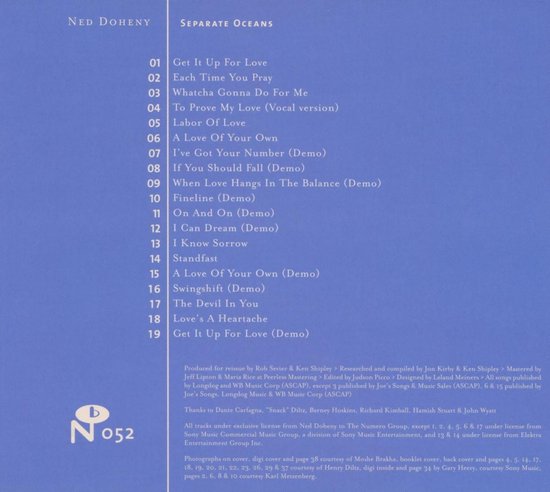 Separate Oceans, Ned Doheny | CD (album) | Muziek | bol.com