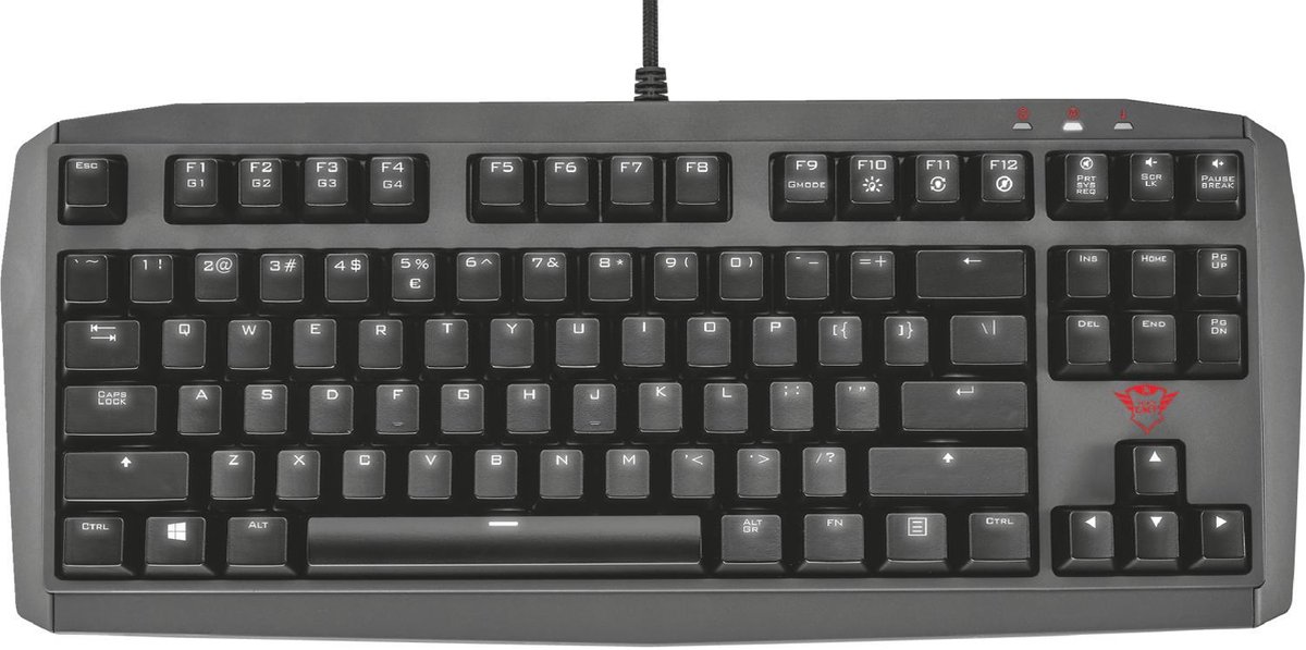 Trust GXT 870 - Mechanical TKL Gaming Keyboard - USB - Duits QWERTZ ...
