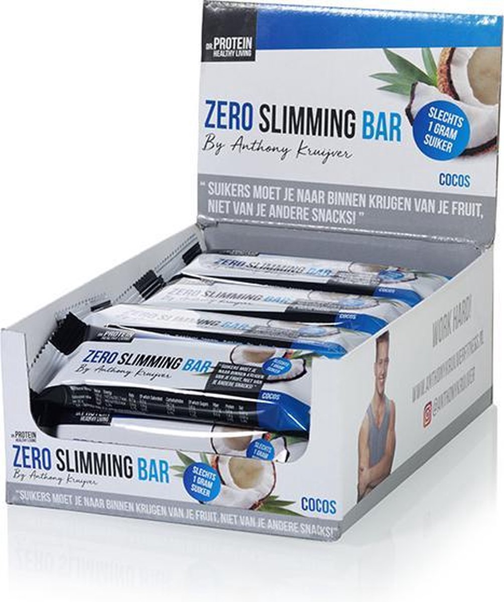 Dr. Protein Zero Slimming Bar 30gr. 15+1 gratis | bol.com