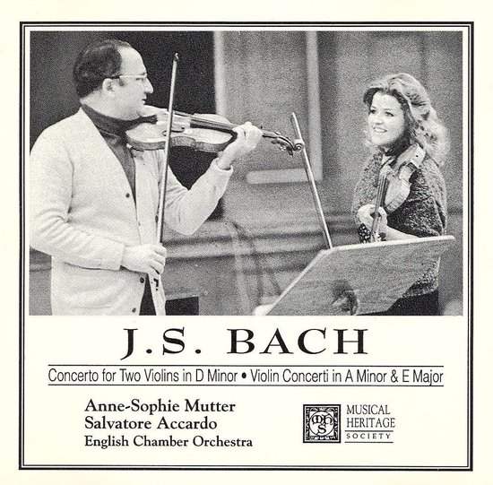 J S Bach Concerto For Two Violins In D Minor Violin Concerti In A