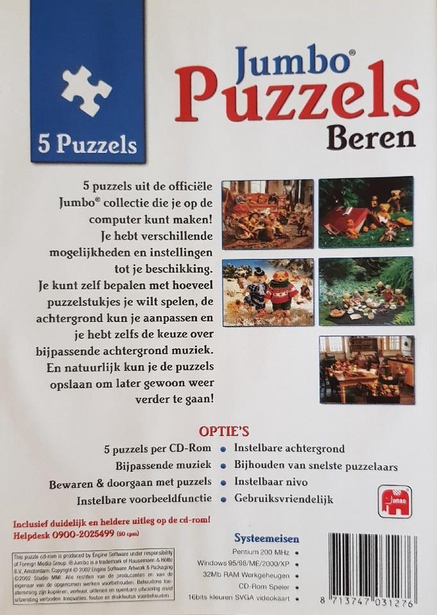 Jumbo Puzzels (Beren) | bol