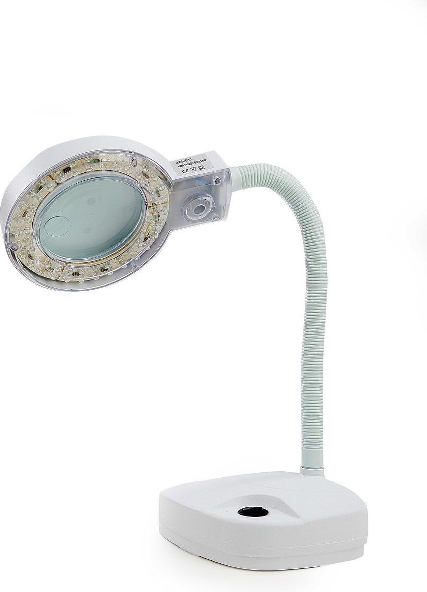 90mm Verstelbare Loupe Lamp met LED verlichting (Wit) | bol.com