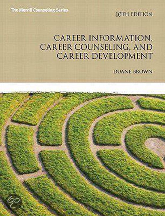 Career Information, Career Counseling, And Career Development, Duane Brown |... | bol
