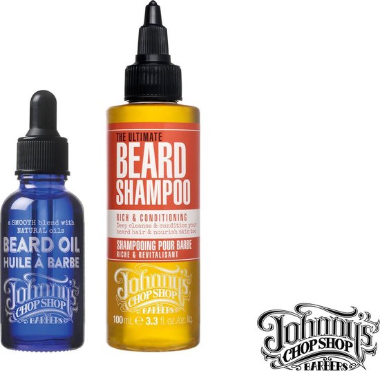 Johnny's Chop Shop Beard Shampoo & Beard Oil Set | bol.com
