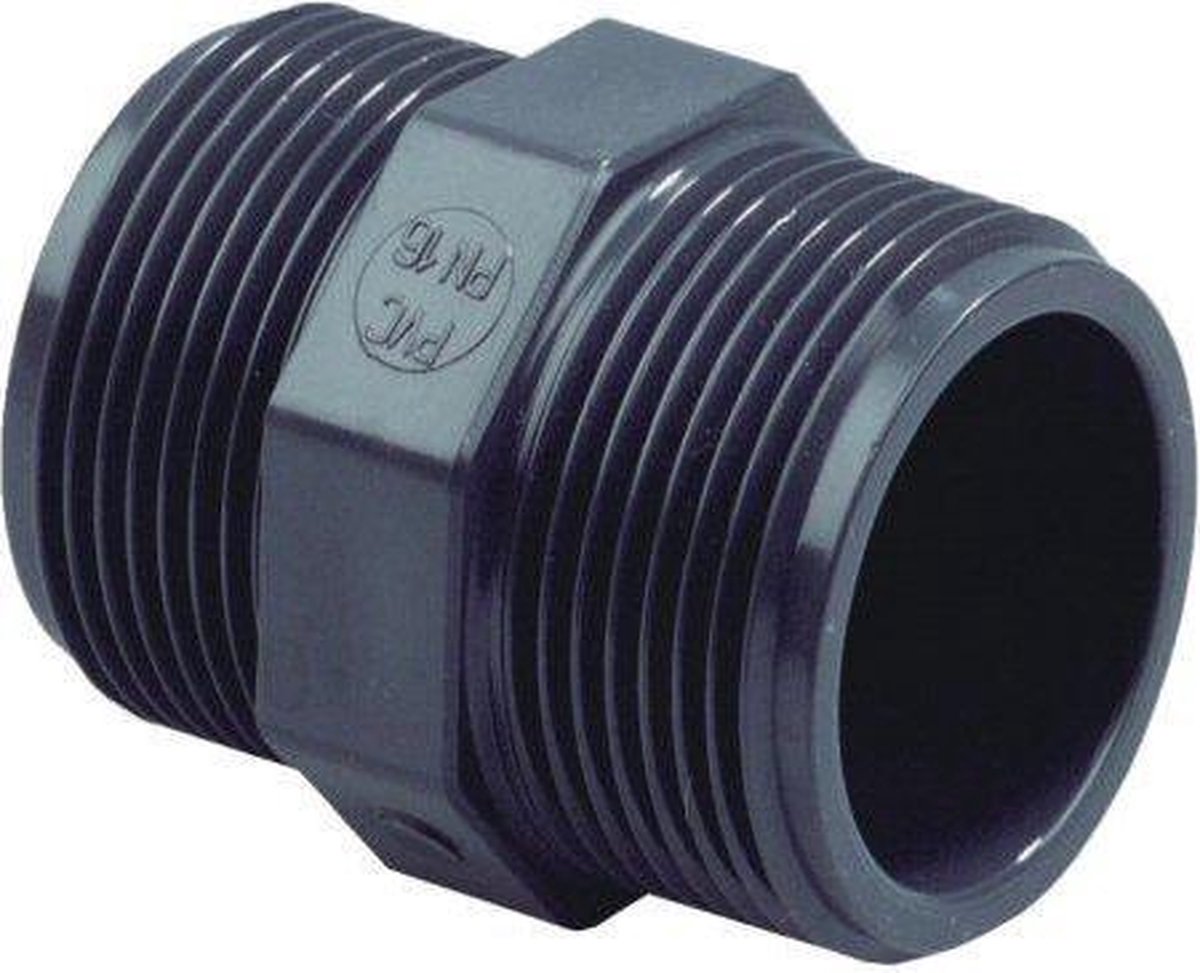 Dubbele Nippel Buitendraad 1 | bol.com