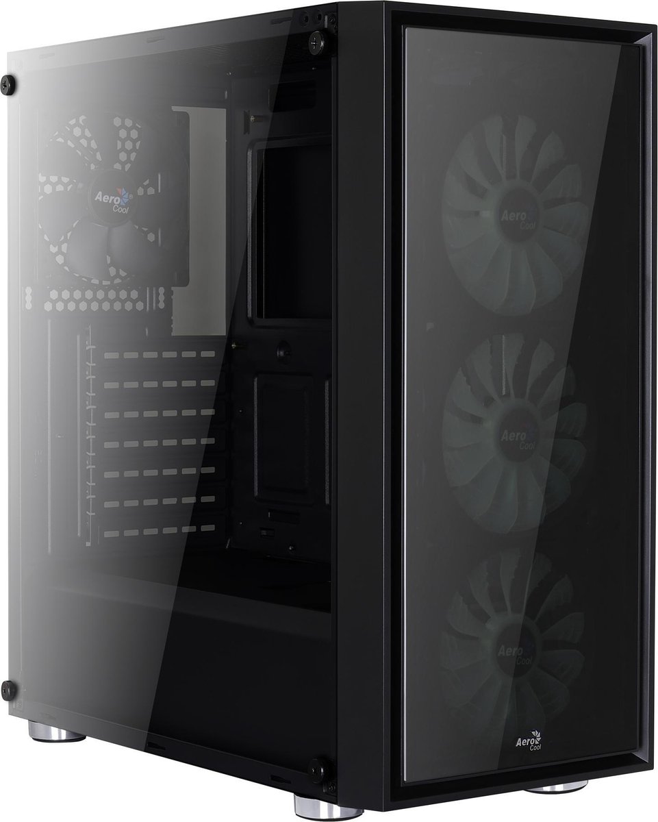 AEROCOOL PC-behuizing QUARTZ RGB Zwart (gehard glas) | bol.com
