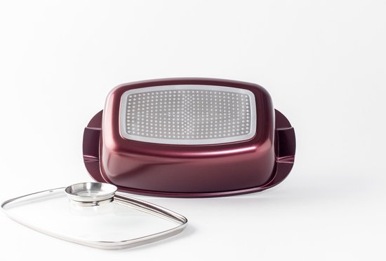 Mischler Cook Braadslee met Deksel - 32 cm - Zwart | bol