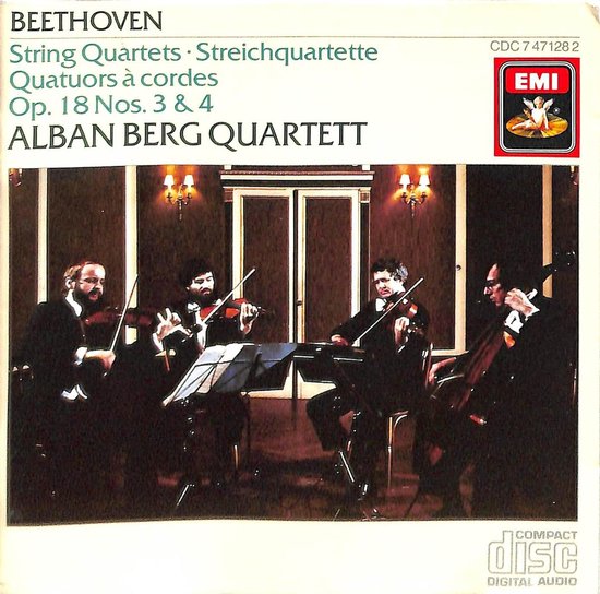 String quartets Op.18 Nos. 3 & 4, Alban Berg Quartett | CD (album) | Muziek | bol