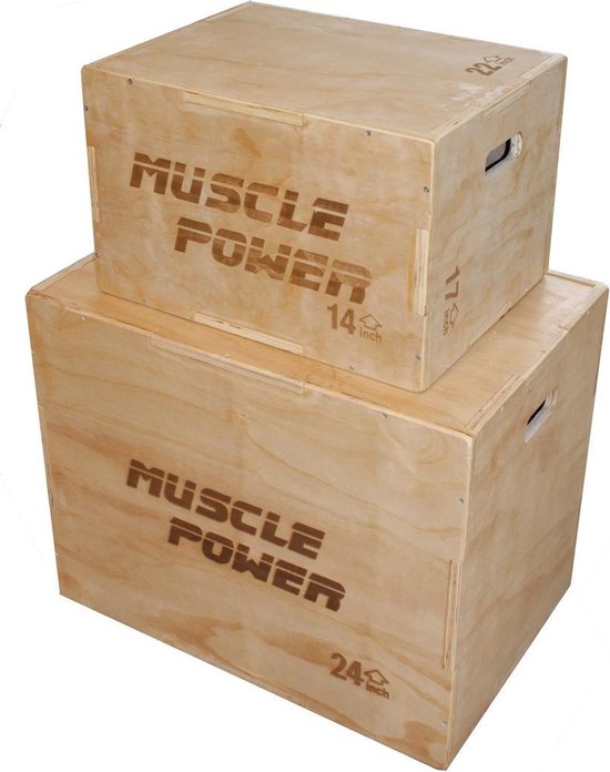 Muscle Power Houten Plyo Box | bol