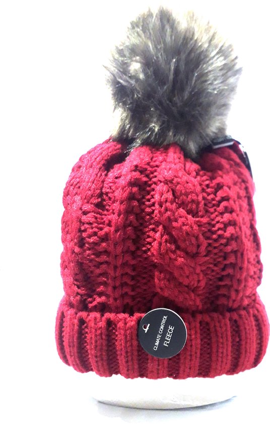 No Label - muts dames winter - muts dames pompon - muts dames winter ...