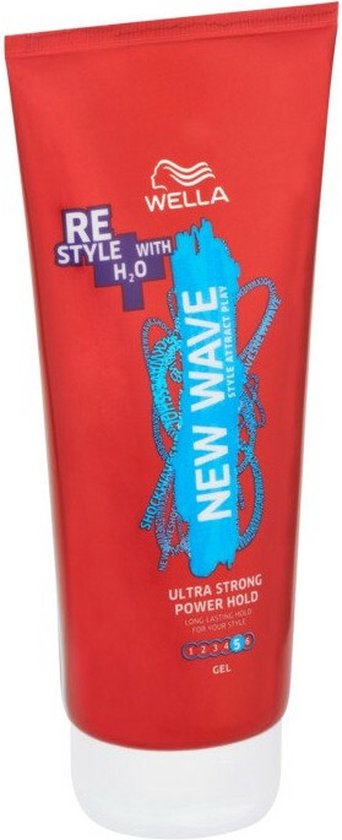 Wella New Wave Ultra Strong Power Hold Gel - haargel - 200 ml | bol