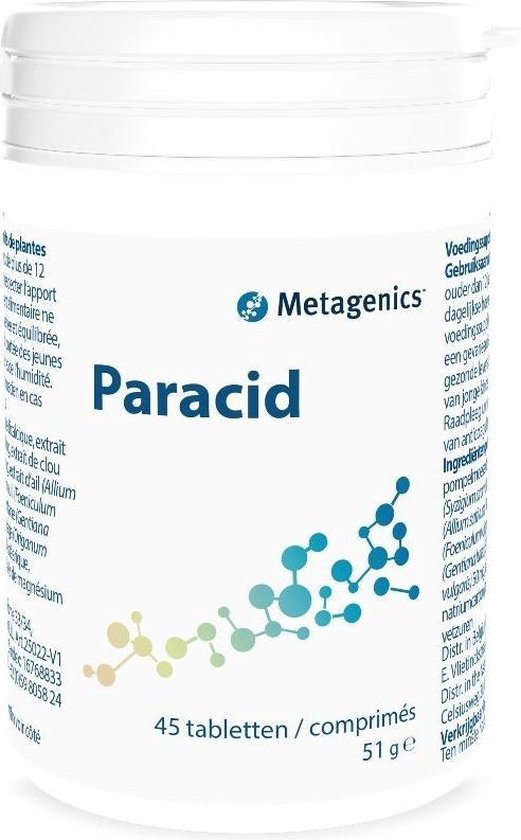 Metagenics Paracid - 45 tabletten | bol