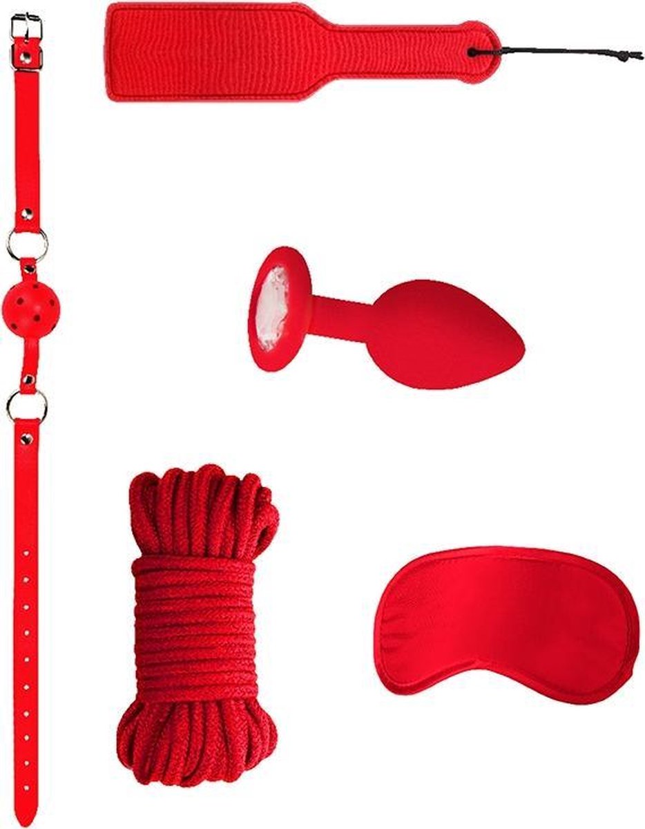 Kit' introduction au bondage # 5 - Rouge - Kits - rouge - Discrètement emballé et livré | bol.com