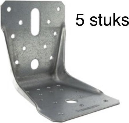 5 stuks Balkhoek, montage hoek, ABR100, zeer sterke constructie hoek. | bol