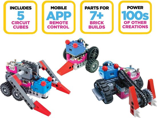Circuit Cubes Robots Roll - Robot Bouwpakket - Bouw Je Eigen Robot ...
