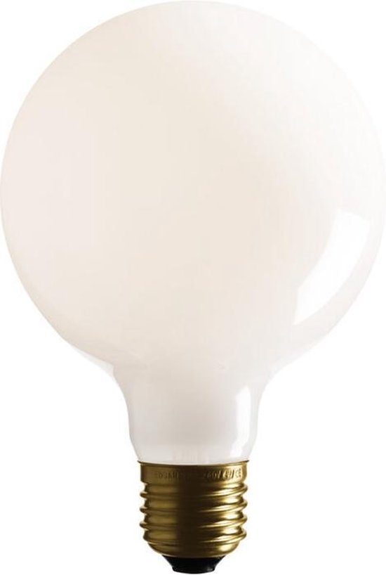 EDGAR SOL tafellamp antiek brons met led lamp met opaal glas - dimbaar ...