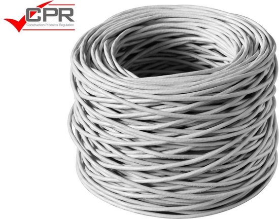 UTP kabel - Cat. 6 - ECA - CPR - Grijs - 150m | bol