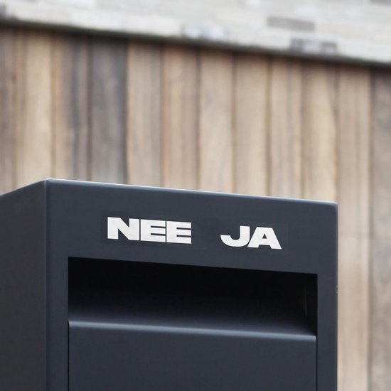Brievenbussticker - BOLD - Nee/Ja - Design | bol.com