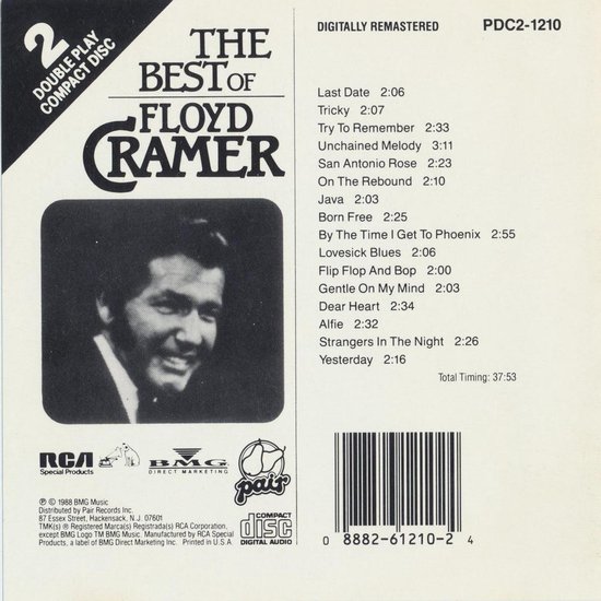 Best of Floyd Cramer [Pair], Floyd Cramer | Muziek | bol