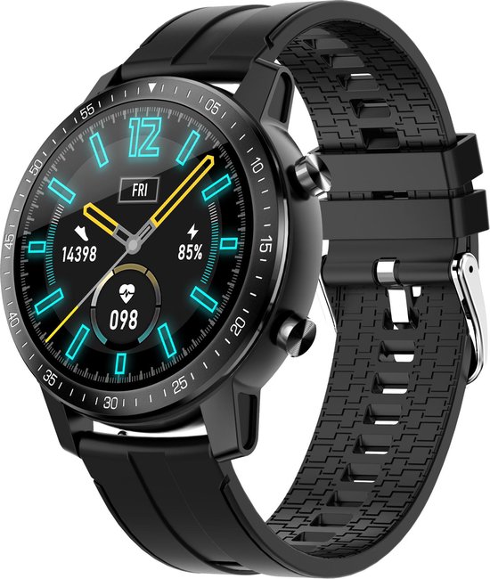 Akrass Boost Plus - Smartwatch - Zwart | bol.com
