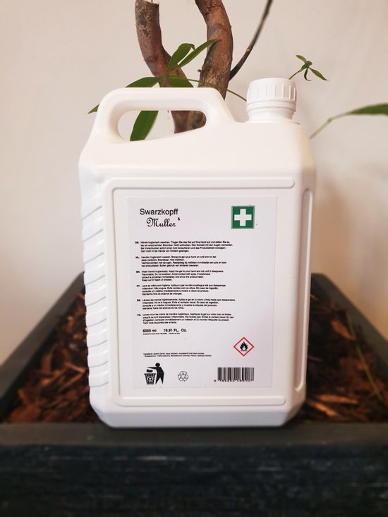 Desinfecterende Vloeibare Handalcohol 5 liter-70% alcohol Handalcohol ...