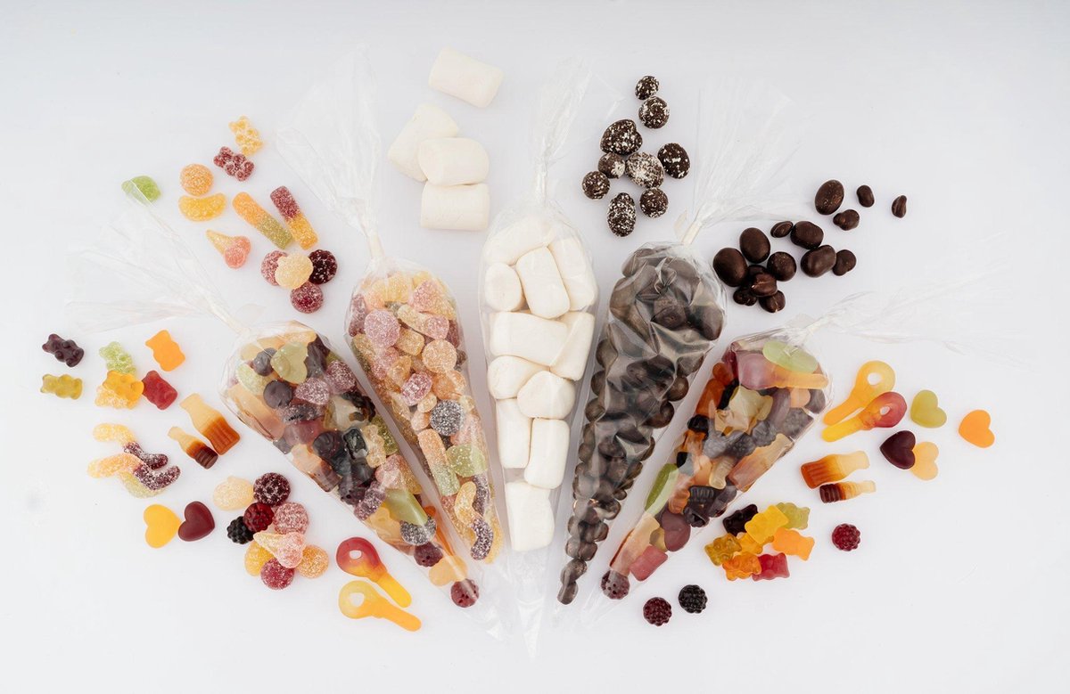 Vegan Snoep & Chocolade cadeau pakket 880 gram - Biologisch ...