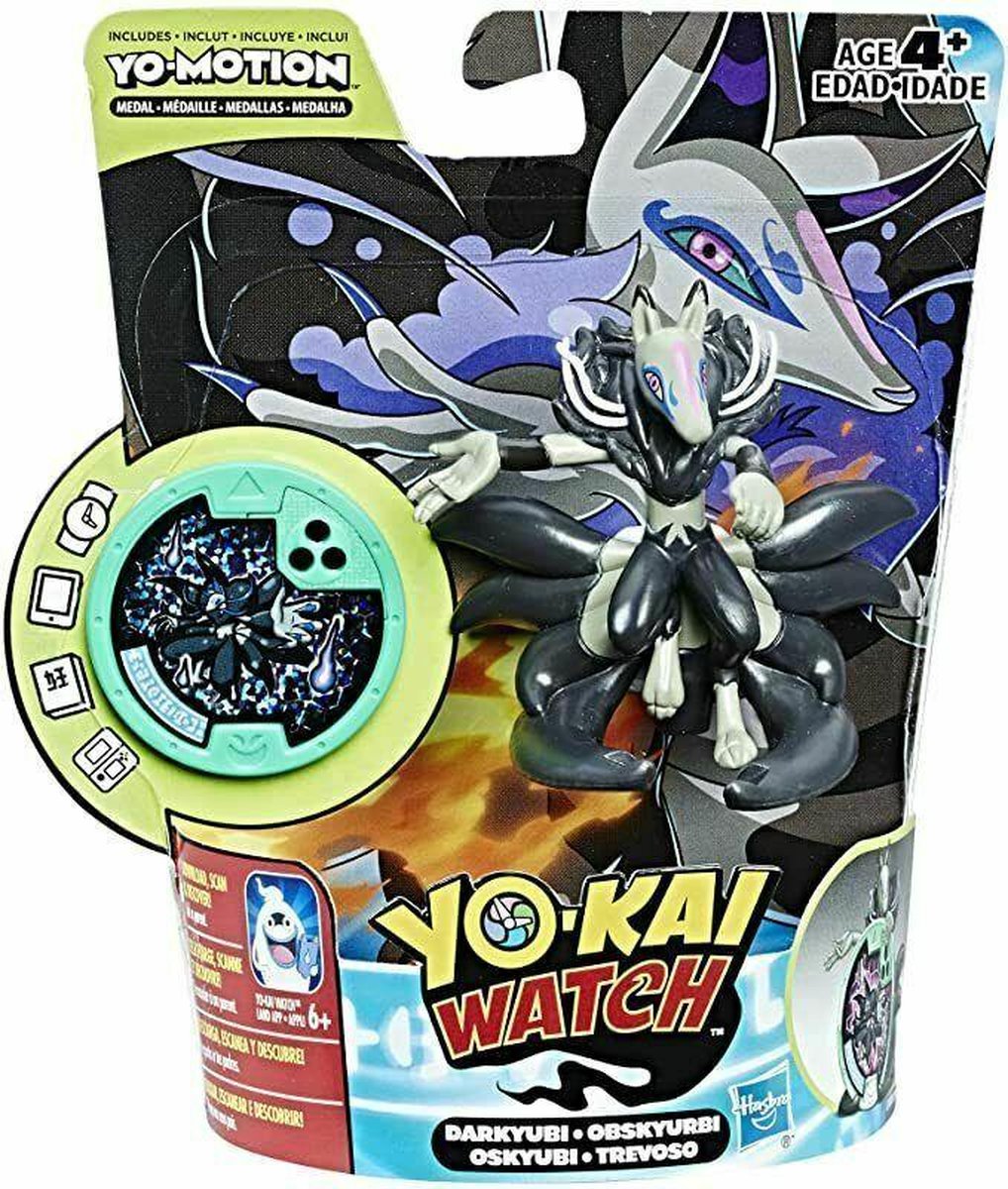bol.com | Yo-Kai Watch actiefiguur Darkyubi incl medaille