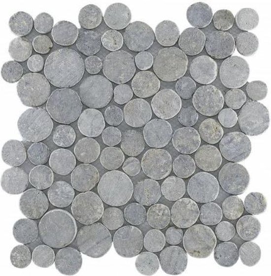 Mozaïek Coinstone licht grijs 29.4x29.4cm | bol.com