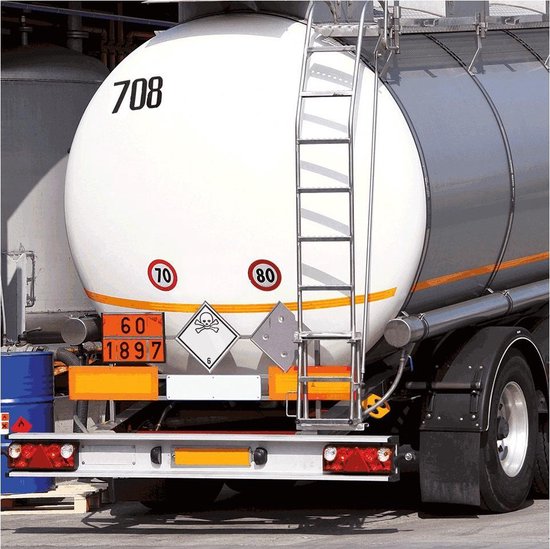 ADR bord houder, plaatstaal 250 x 250 mm | bol.com