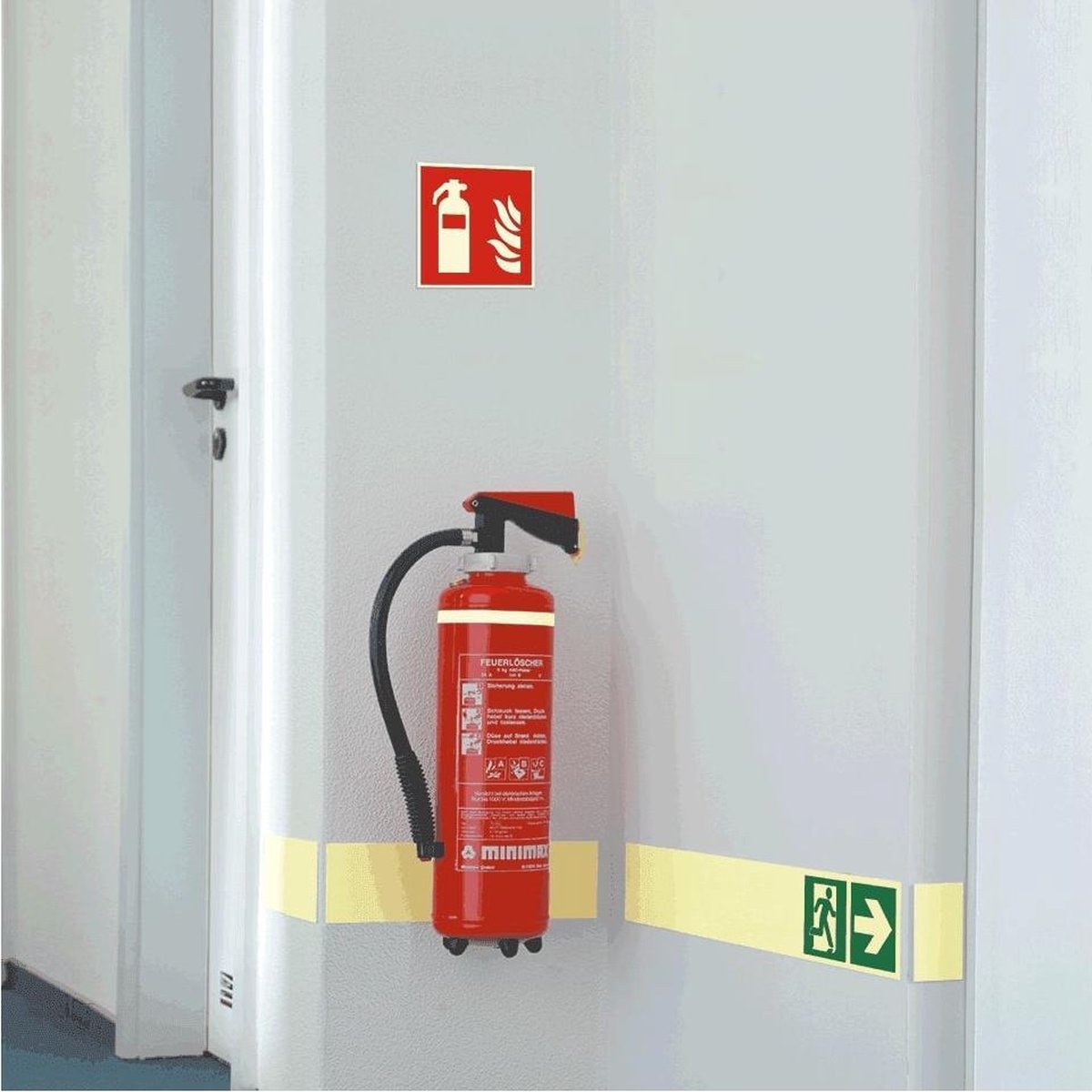 Pictogramme extincteur ISO 7010 200 x 200 mm | bol.com