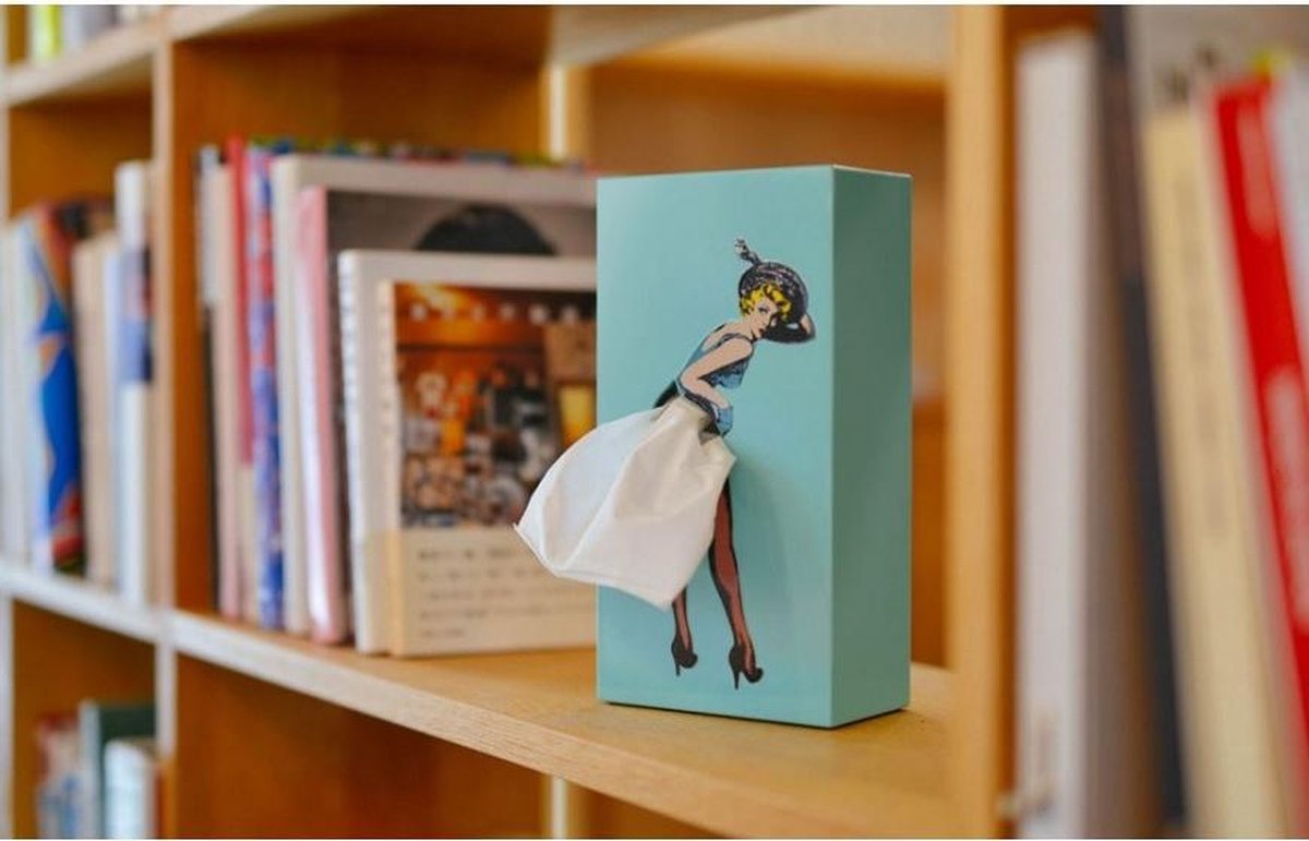Luf Design Tissue Up Girl Tissuedispenser - Mint | bol.com