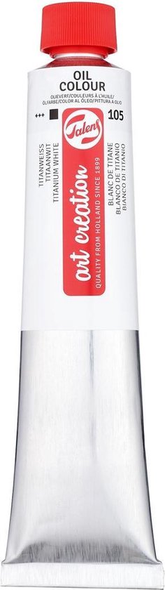 Talens Art creation Olieverf tube 105 titaanwit 200mL | bol