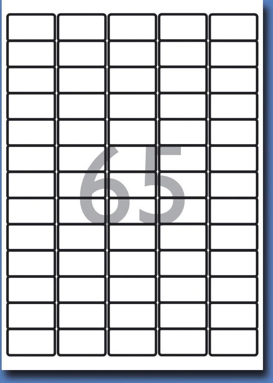 Decadry Etiketten / Labels 38.1 x 21.2mm - 100 vel | bol