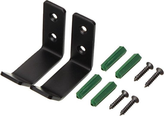 Helm Houder Haak Set - 2 Stuks - Maat 4cm - Wandbevestiging - RVS ...