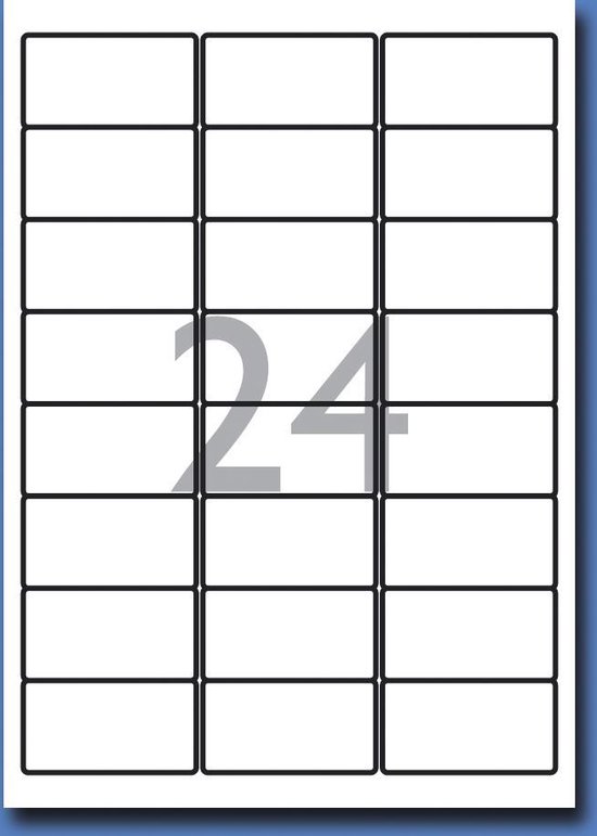 Decadry Etiketten / Labels 63.5 x 33.9 mm - 100 vel | bol