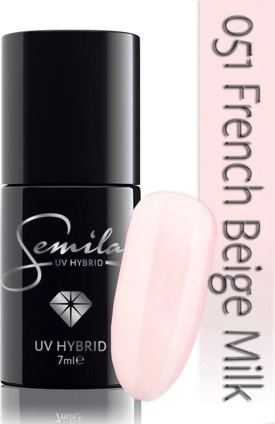 051 UV Hybrid Semilac French Beige Milk 7 ml. | bol.com