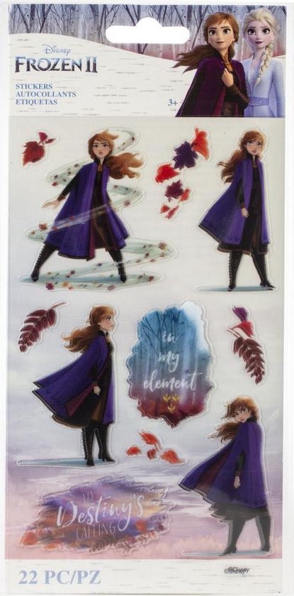 Disney - Frozen 2 - Stickers Anna - 22 stuks | bol