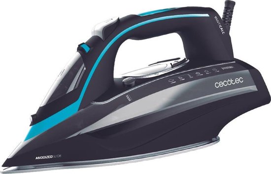 Cecotec 3D Force Anodized 750 Smart LCD - Stoomstrijkijzer - Zwart | bol.com