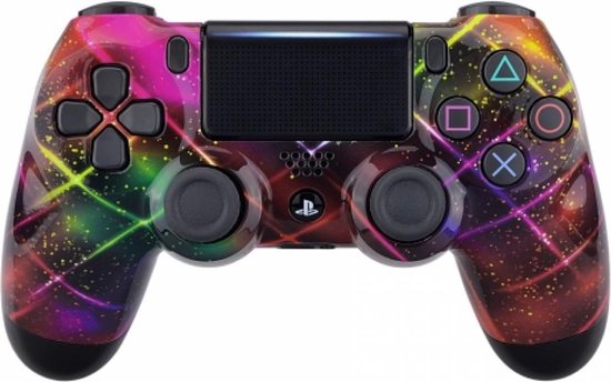 Sony DualShock 4 Controller V2 - PS4 - Neon Space Custom | bol.com