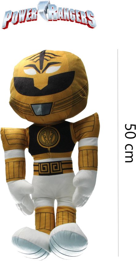 Peluche Power Ranger - poupée 50 cm doré | bol.com